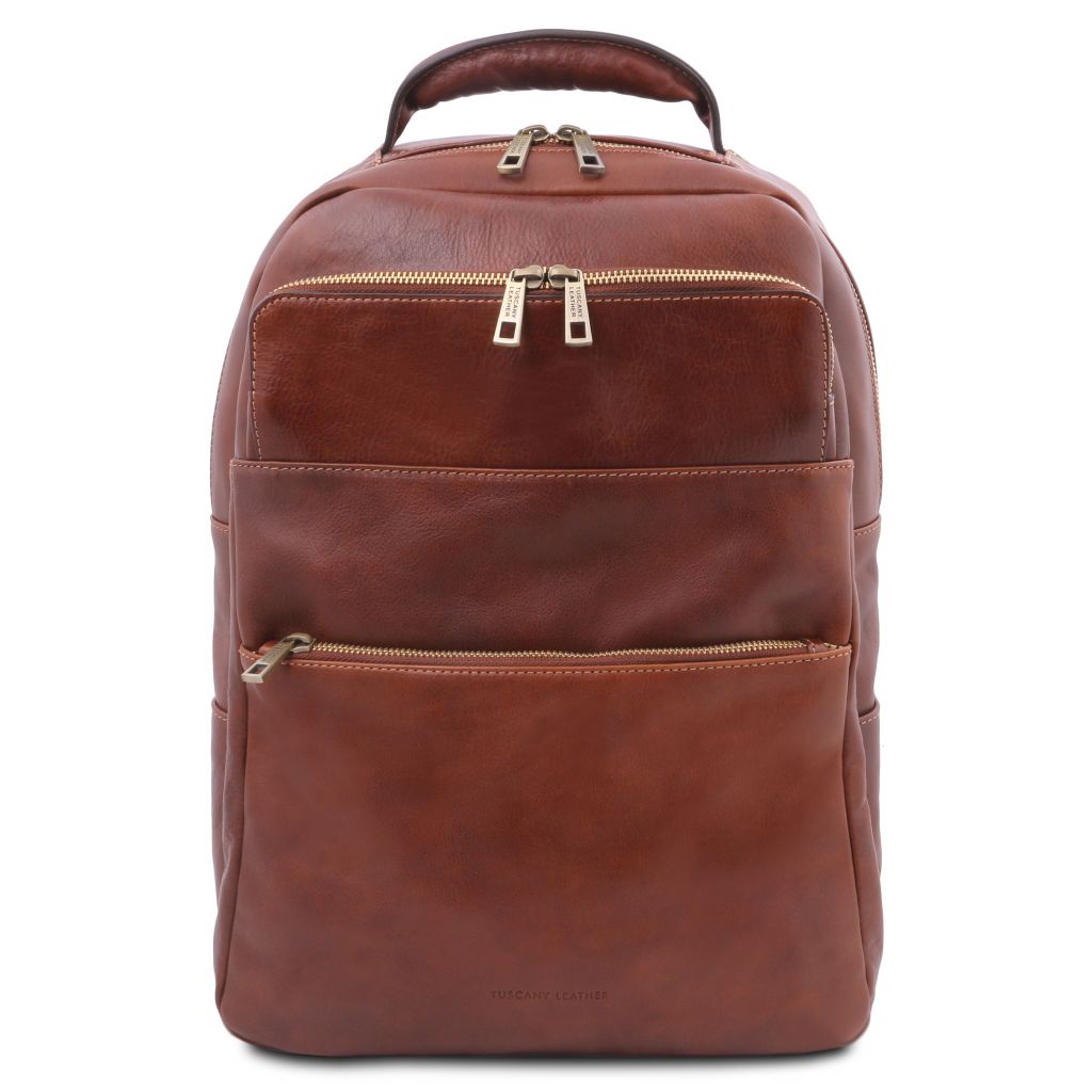 Melbourne Leather Laptop Backpack – Durable Stylish Travel Bag — Databazaar